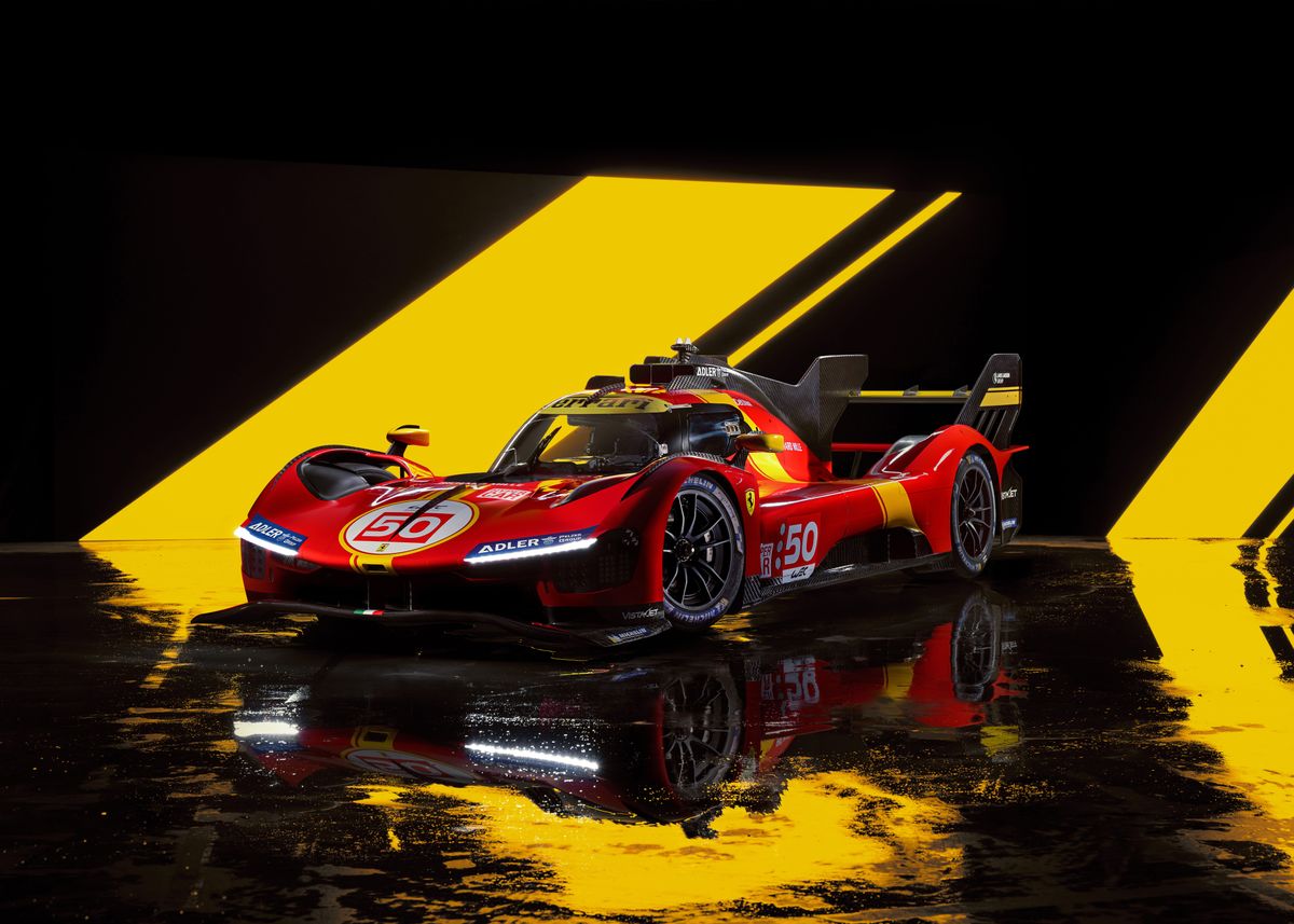 'Ferrari 499p' Poster, picture, metal print, paint by Auto Maniac ...