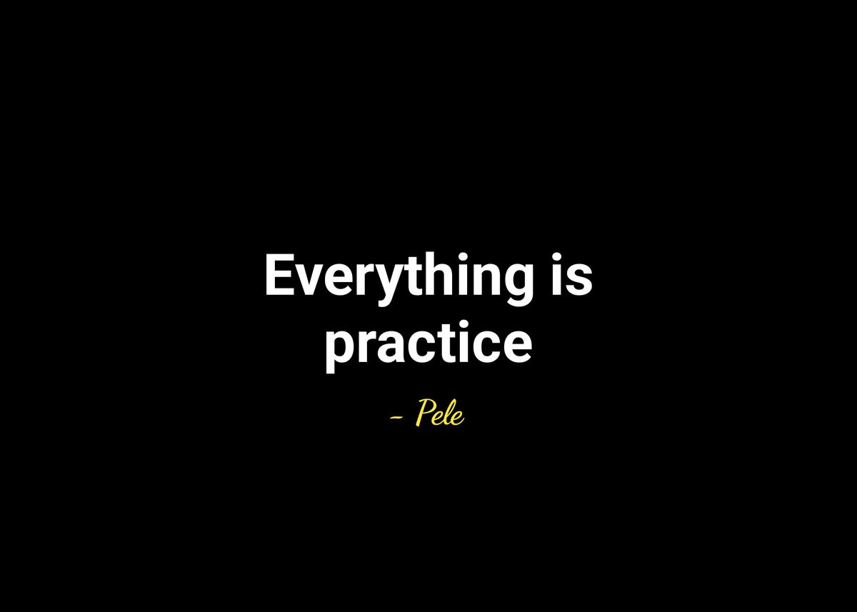 'Pele quotes ' Poster, picture, metal print, paint by Quotes Only ...