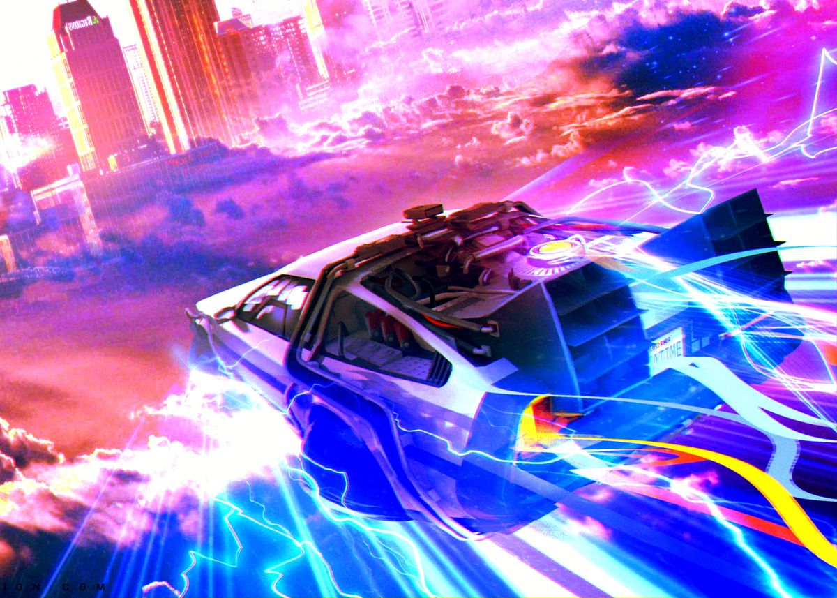 'Retro Car' Poster, picture, metal print, paint by Marcel Lee | Displate