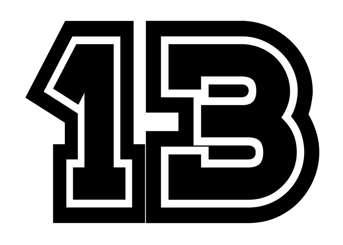 'Number thirteen ART' Poster, picture, metal print, paint by Hamsah ...