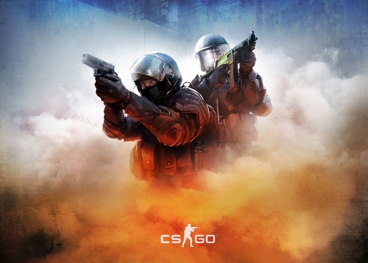 'Counter Strike Smoke' Poster, picture, metal print, paint by Counter ...