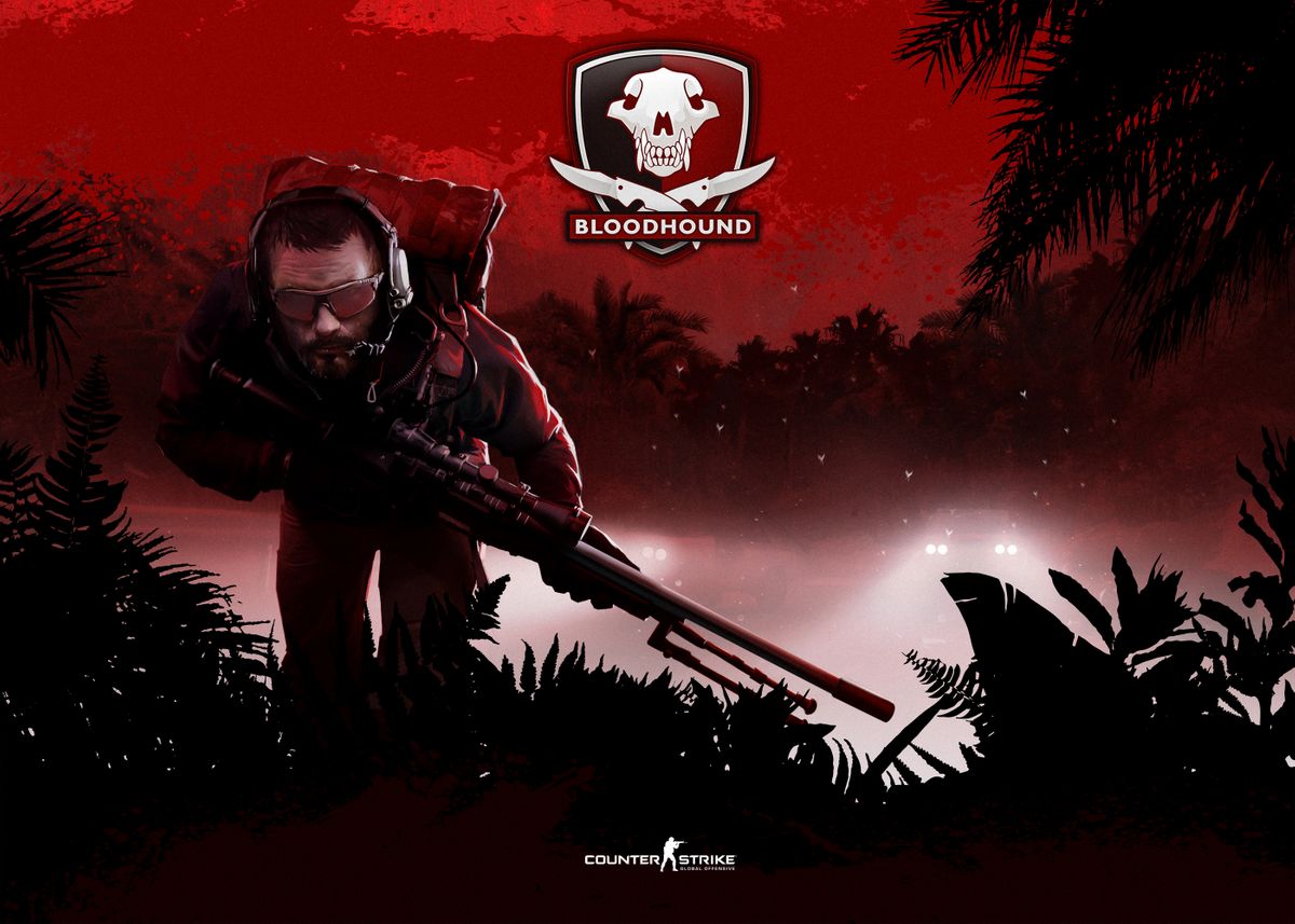 'Bloodhound Key Art' Poster, picture, metal print, paint by Counter ...