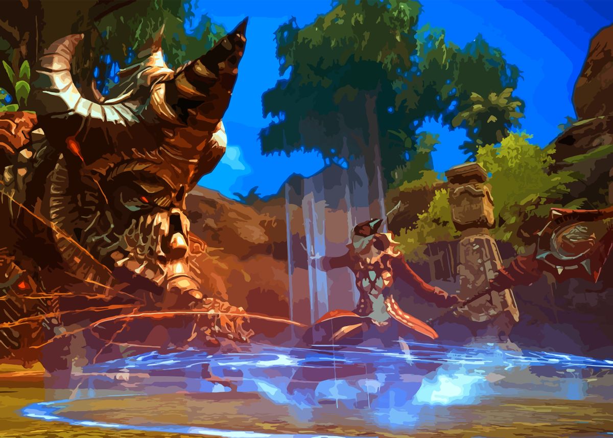 'Terraria' Poster, picture, metal print, paint by James Bono | Displate