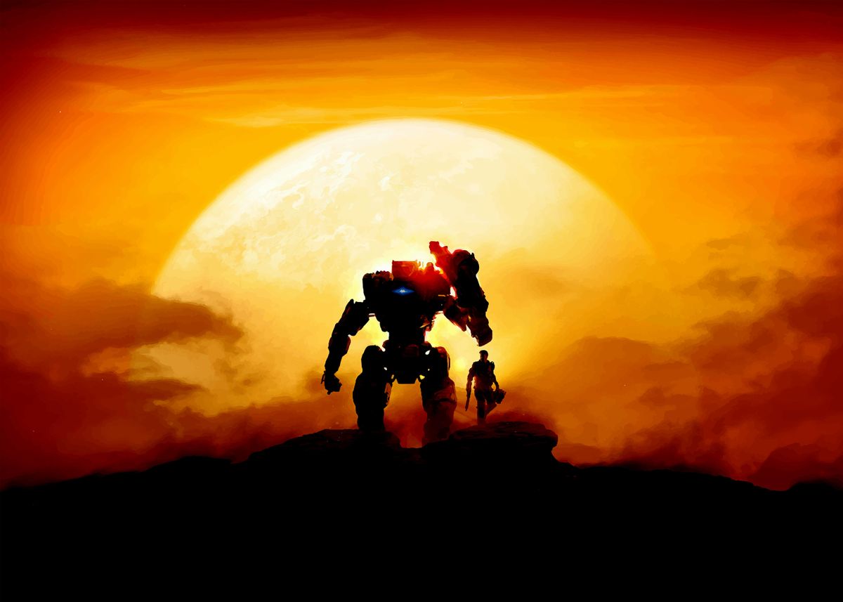 'titanfall 2' Poster, picture, metal print, paint by haura k | Displate