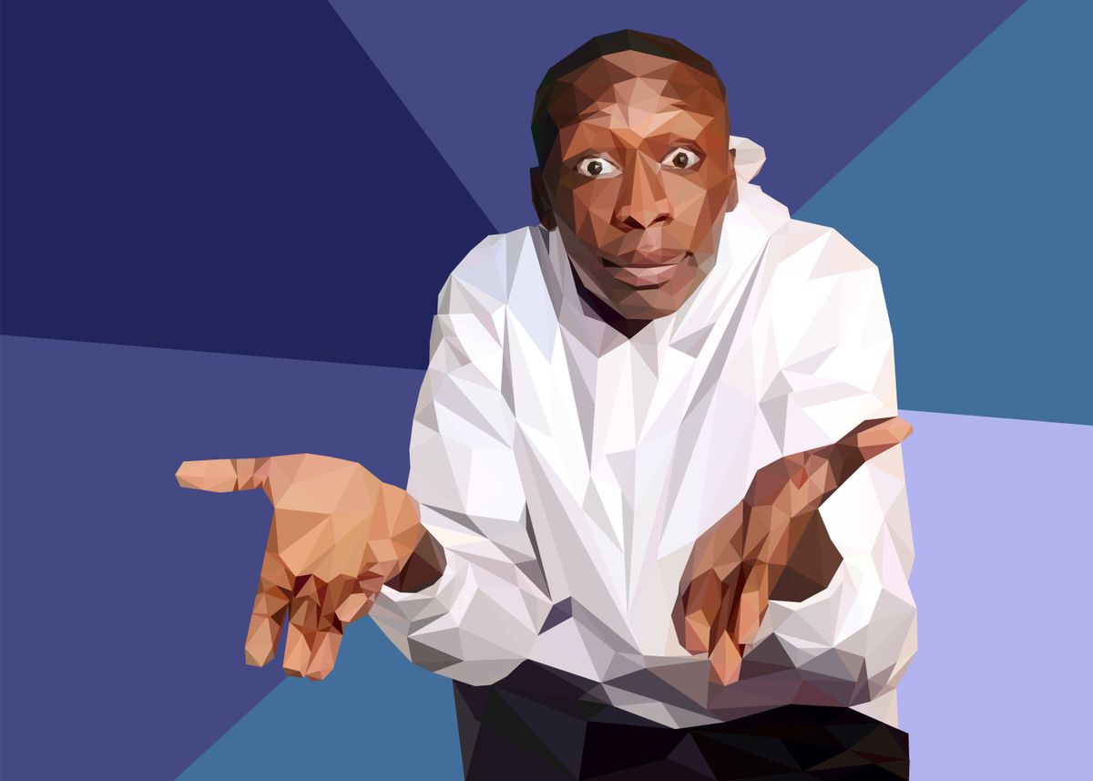 'simple meme' Poster, picture, metal print, paint by Lowpoly Posters ...