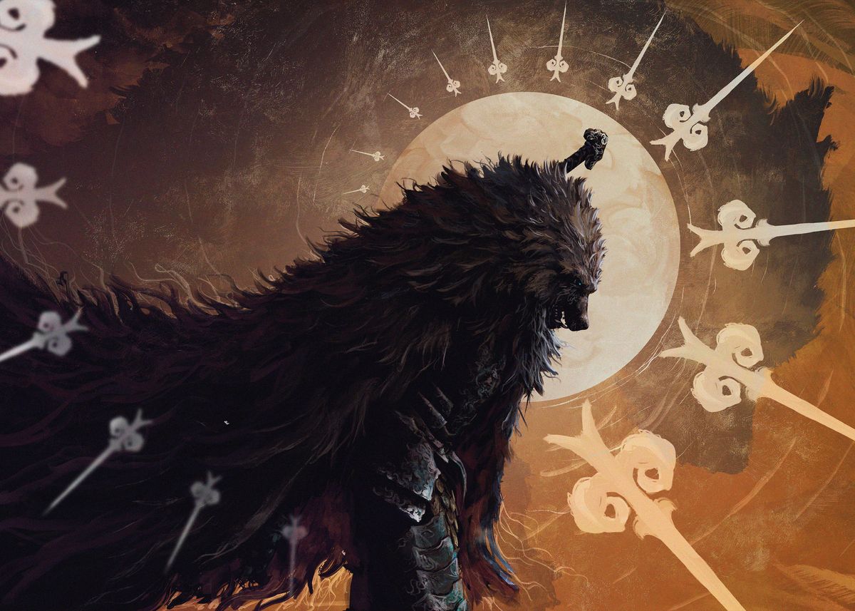 'Man wolf 2' Poster, picture, metal print, paint by Anato Finnstark ...