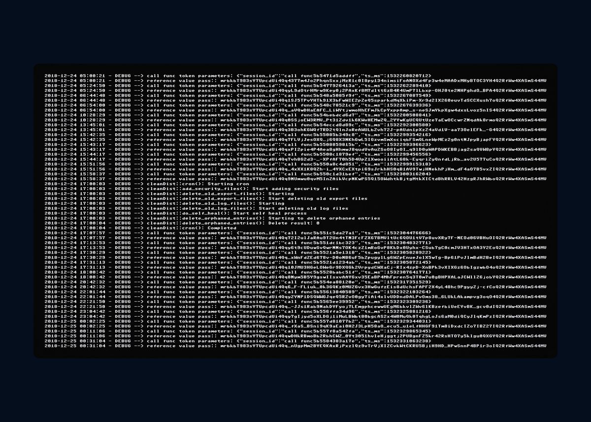 'Log messages detail debug ' Poster, picture, metal print, paint by ...