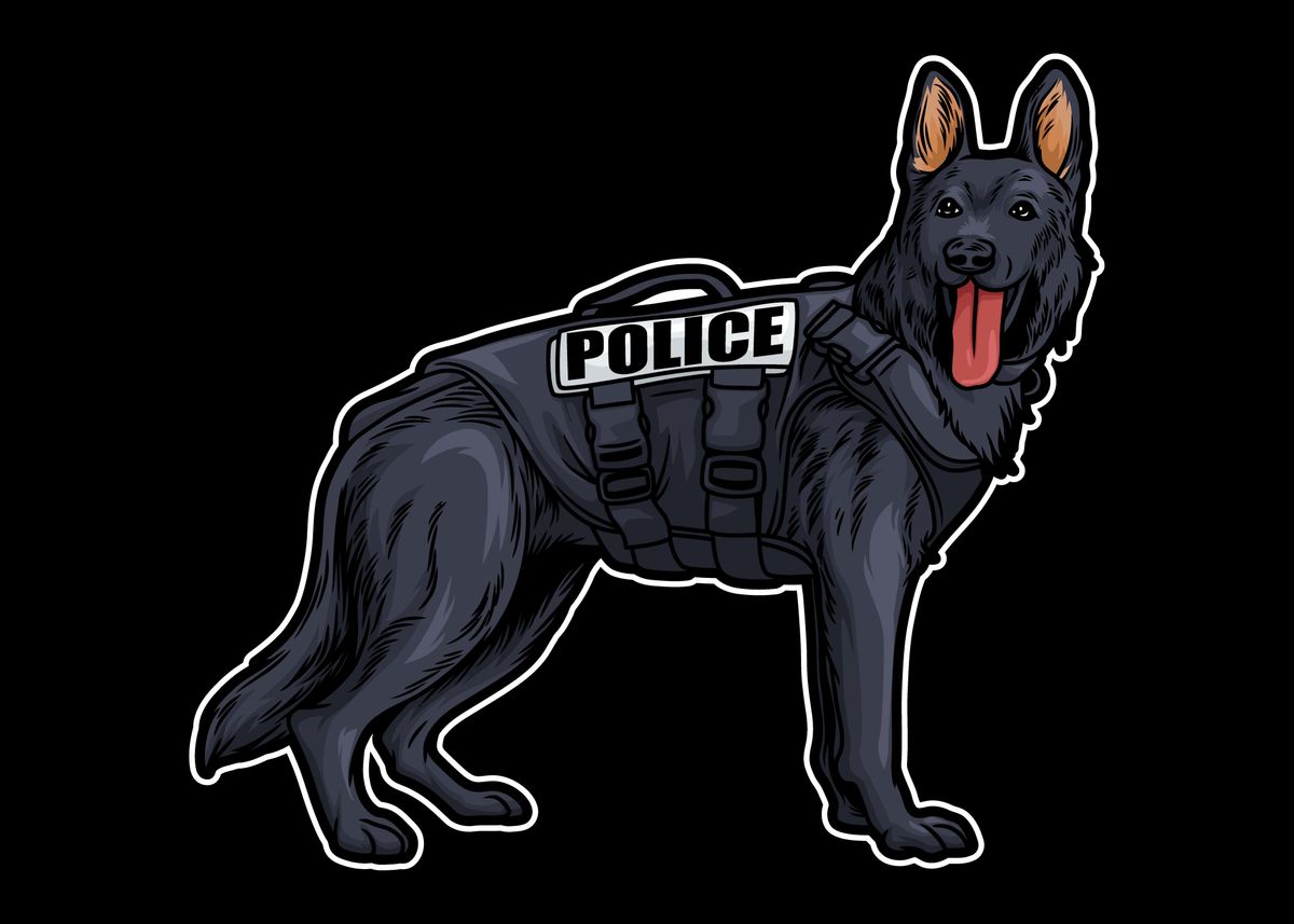 'Police 03' Poster, picture, metal print, paint by hendra pratama ...