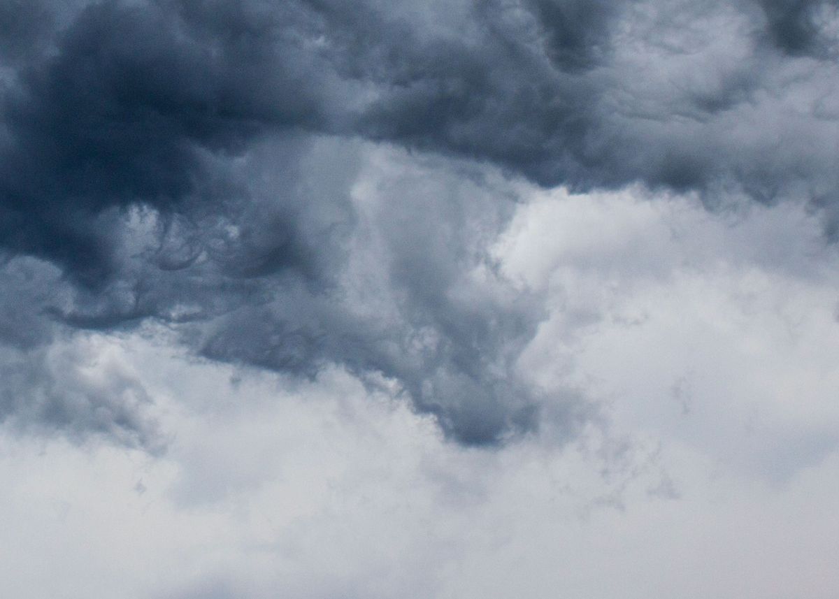 'Abstract cloud' Poster, picture, metal print, paint by Wenda dari ...