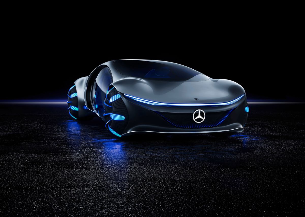 'Mercedes benz vision AVTR' Poster, picture, metal print, paint by Auto ...