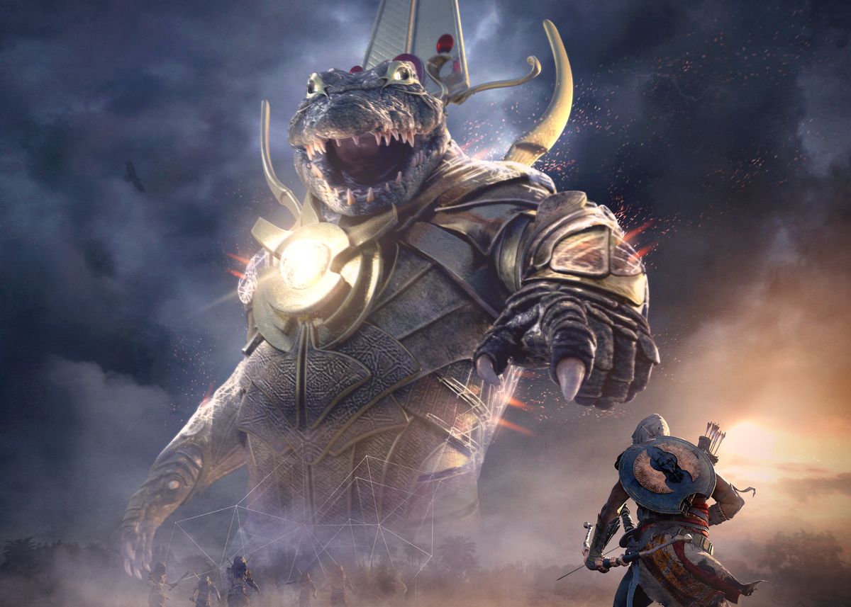 'Sobek Horizontal' Poster, picture, metal print, paint by Assassin's ...