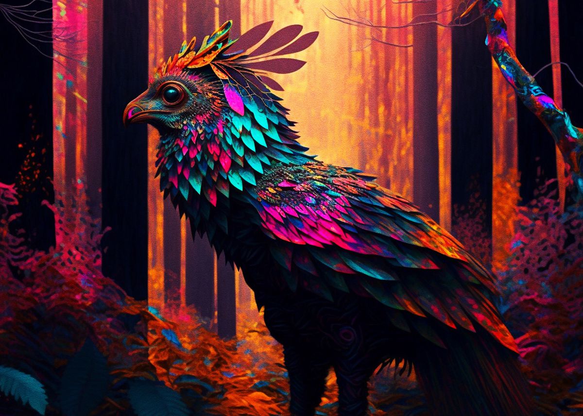 'Fantasy Mythical Eagle' Poster, picture, metal print, paint by Fachrul ...