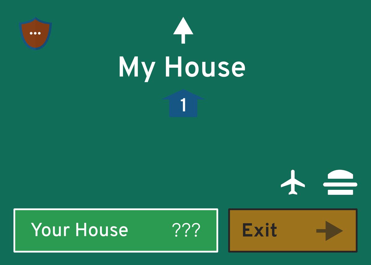 'This Is My House ' Poster, picture, metal print, paint by Aidan Mc ...