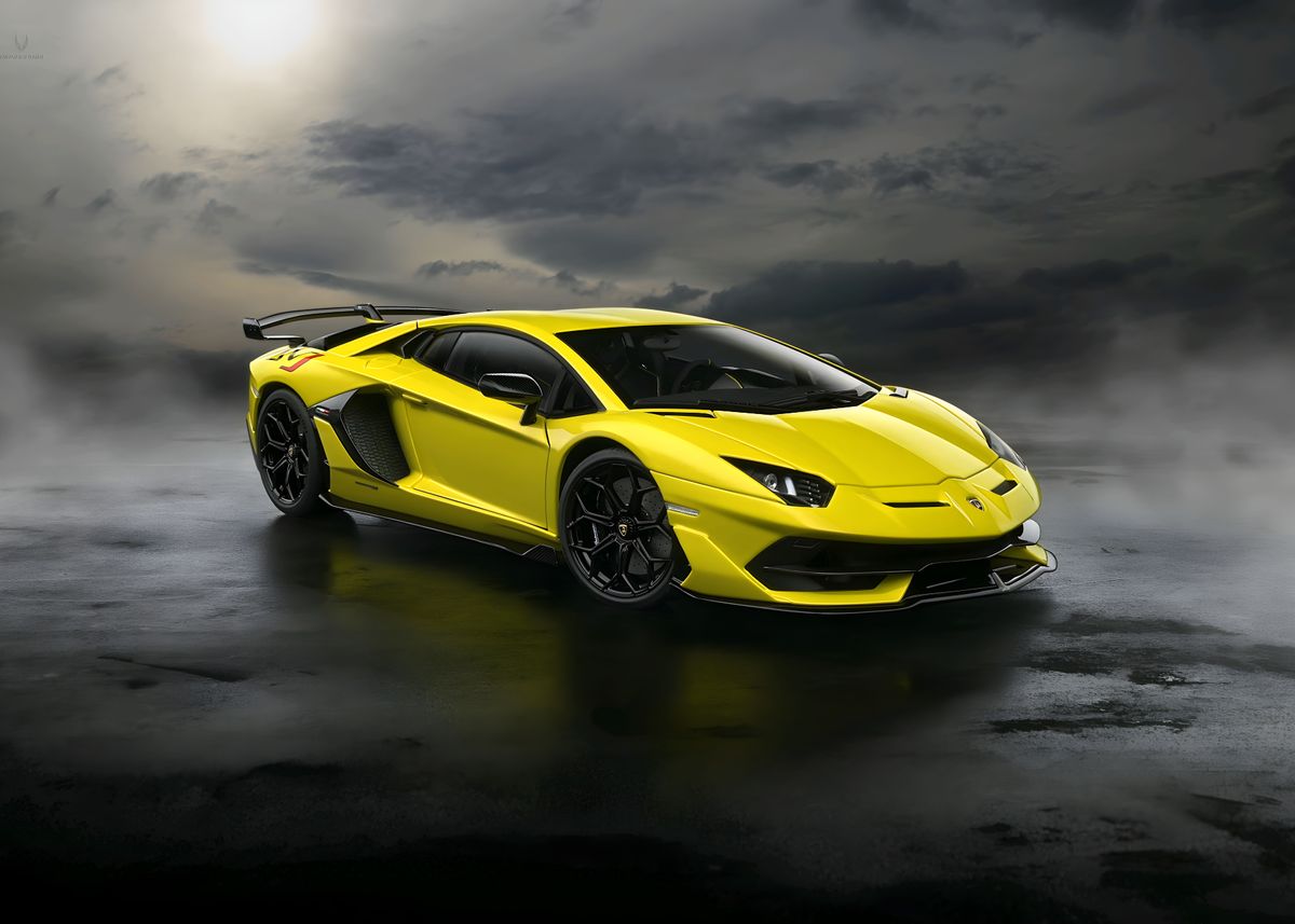 'lamborgini' Poster, picture, metal print, paint by Supercar Nguyen ...