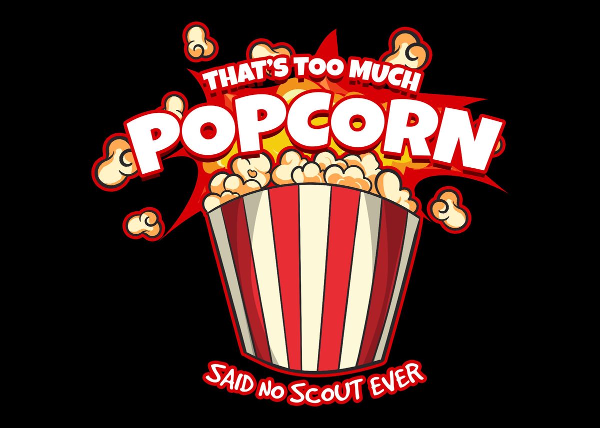 'Thats Too Much Popcorn' Poster, picture, metal print, paint by Hexor ...