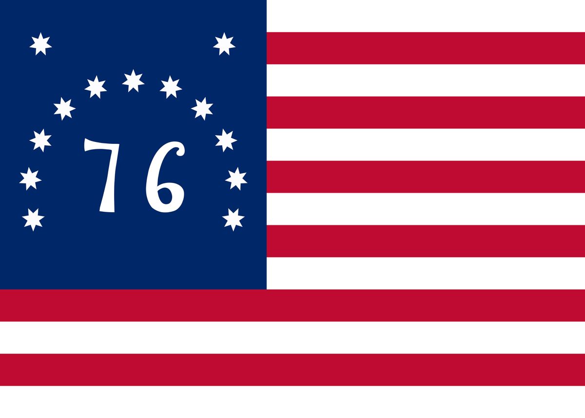 'Bennington flag US 1776' Poster, picture, metal print, paint by Bruce ...