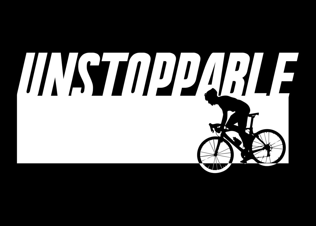 'Unstoppable' Poster, picture, metal print, paint by crbn design | Displate