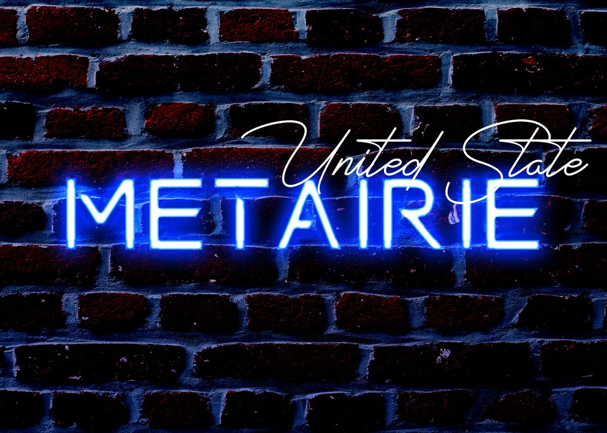 'Metairie' Poster, picture, metal print, paint by Wasi Blond | Displate