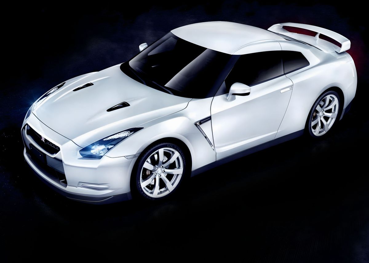 'Nissan gtr' Poster, picture, metal print, paint by Recca | Displate