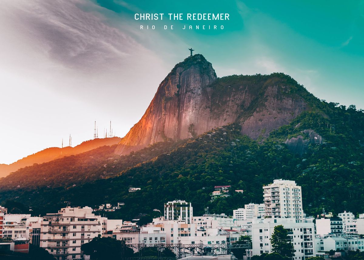 'Christ the Redeemer ' Poster, picture, metal print, paint by Travel ...