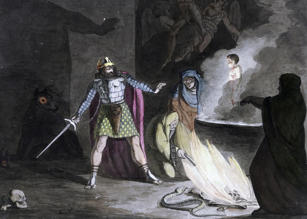 'The three witches ' Poster, picture, metal print, paint by tony4urban ...