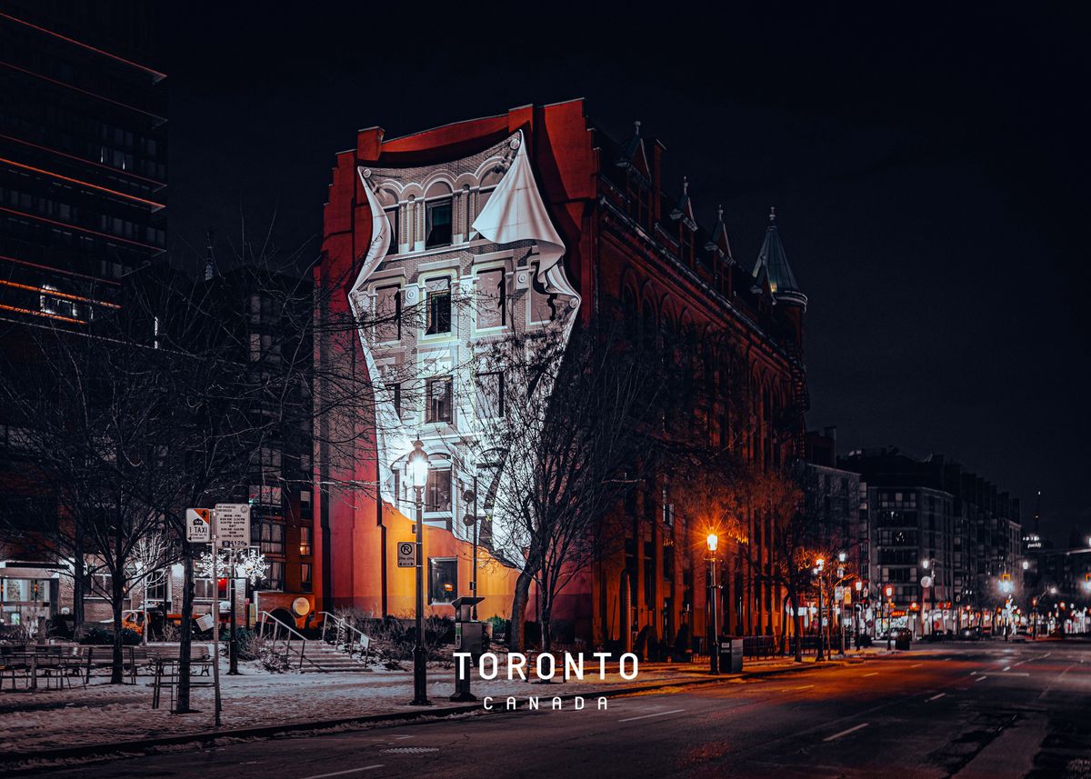 'Toronto ' Poster, picture, metal print, paint by Travel Addict | Displate