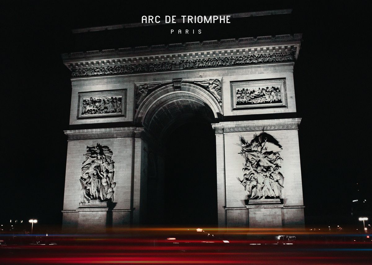 'Arc de Triomphe ' Poster, picture, metal print, paint by Famous City ...