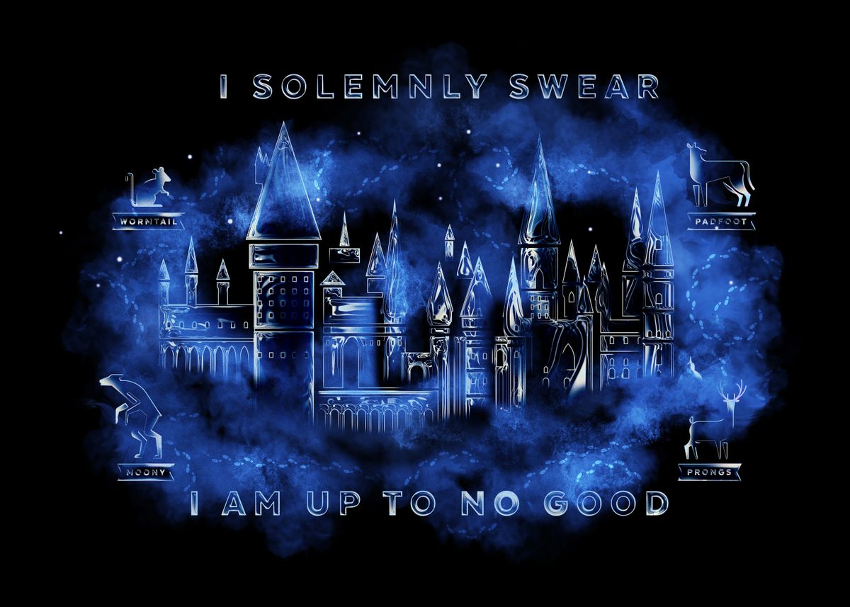 'I solemnly swear...' Poster, picture, metal print, paint by Wizarding ...