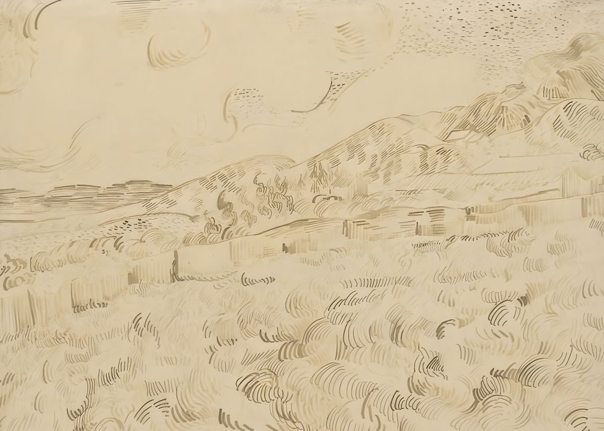 'Wheatfield After a Storm' Poster, picture, metal print, paint by ...