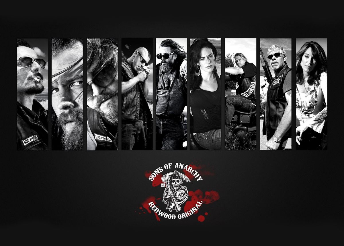 'Samcro' Poster, picture, metal print, paint by Sakae | Displate