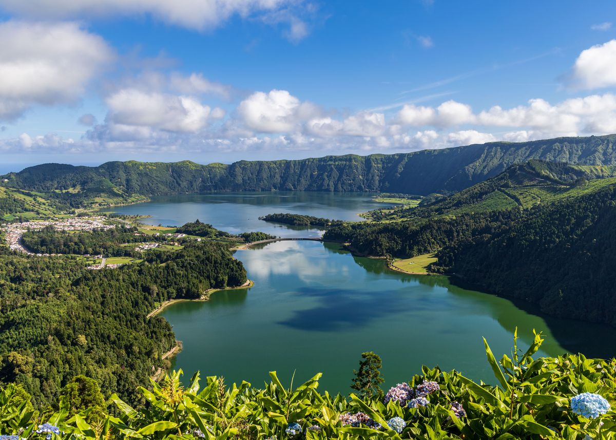 'Azores Sete Cidades' Poster, picture, metal print, paint by Paul ...