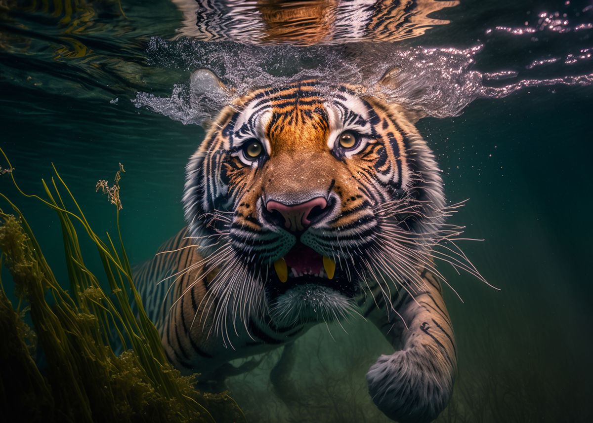 'Animals' Poster, picture, metal print, paint by isy Daisy31 | Displate