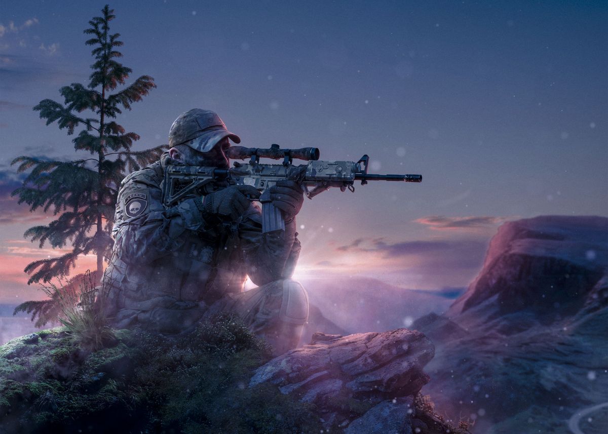 'The Sharpshooter' Poster, picture, metal print, paint by kabluey ...