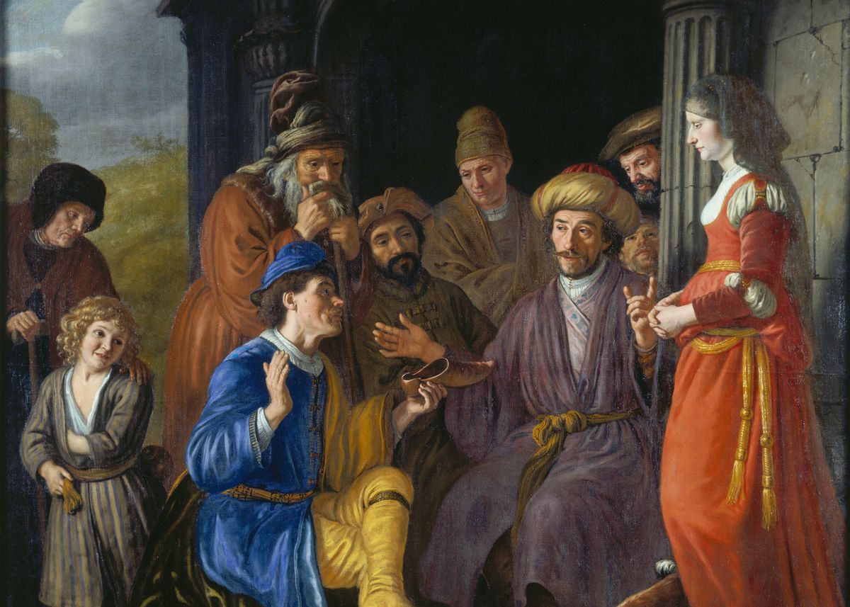 'Boaz assumes the Legacy' Poster, picture, metal print, paint by ...