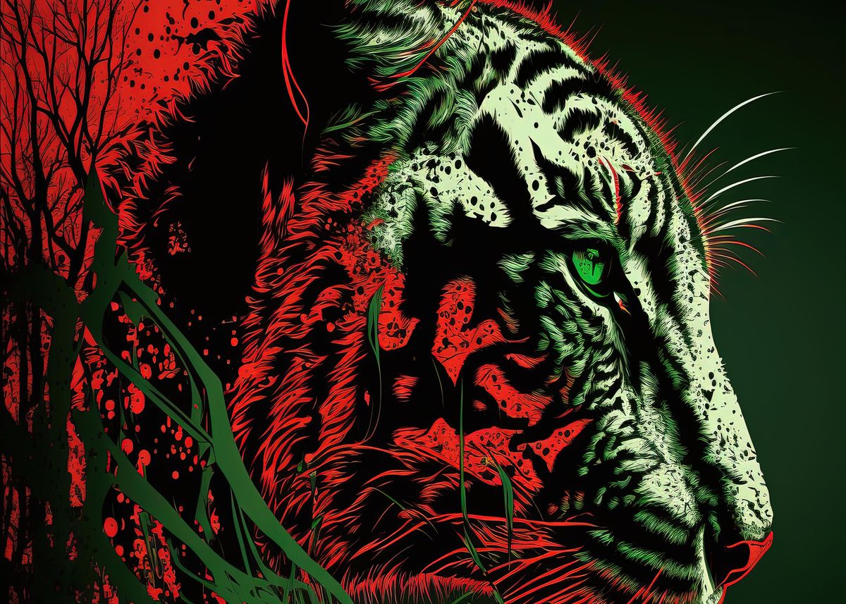 'Animals' Poster, picture, metal print, paint by Dais aisy310115 | Displate