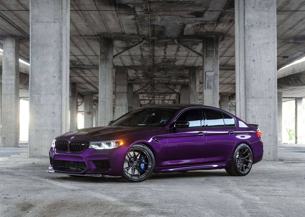 'BMW M5' Poster, picture, metal print, paint by Supri GTR | Displate