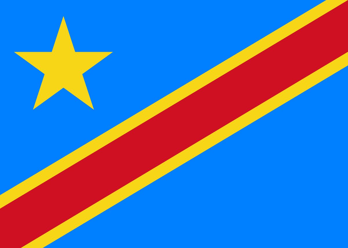 'DRC Flag' Poster, picture, metal print, paint by Bruce Stanfield ...