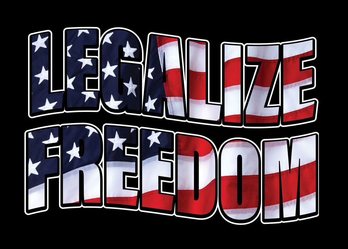 'USA Patriotic Freedom Gift' Poster, picture, metal print, paint by ...