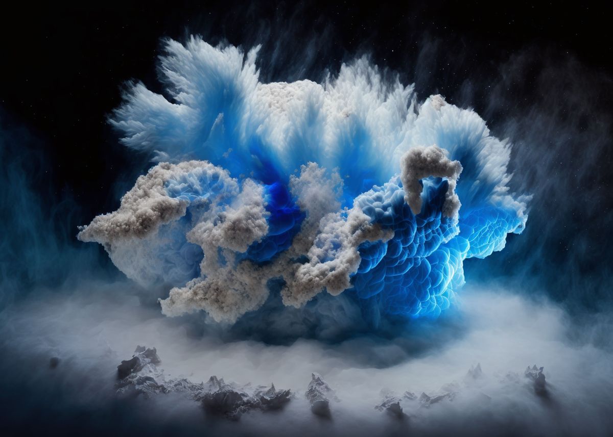 'color explosion' Poster, picture, metal print, paint by luigi diamanti ...