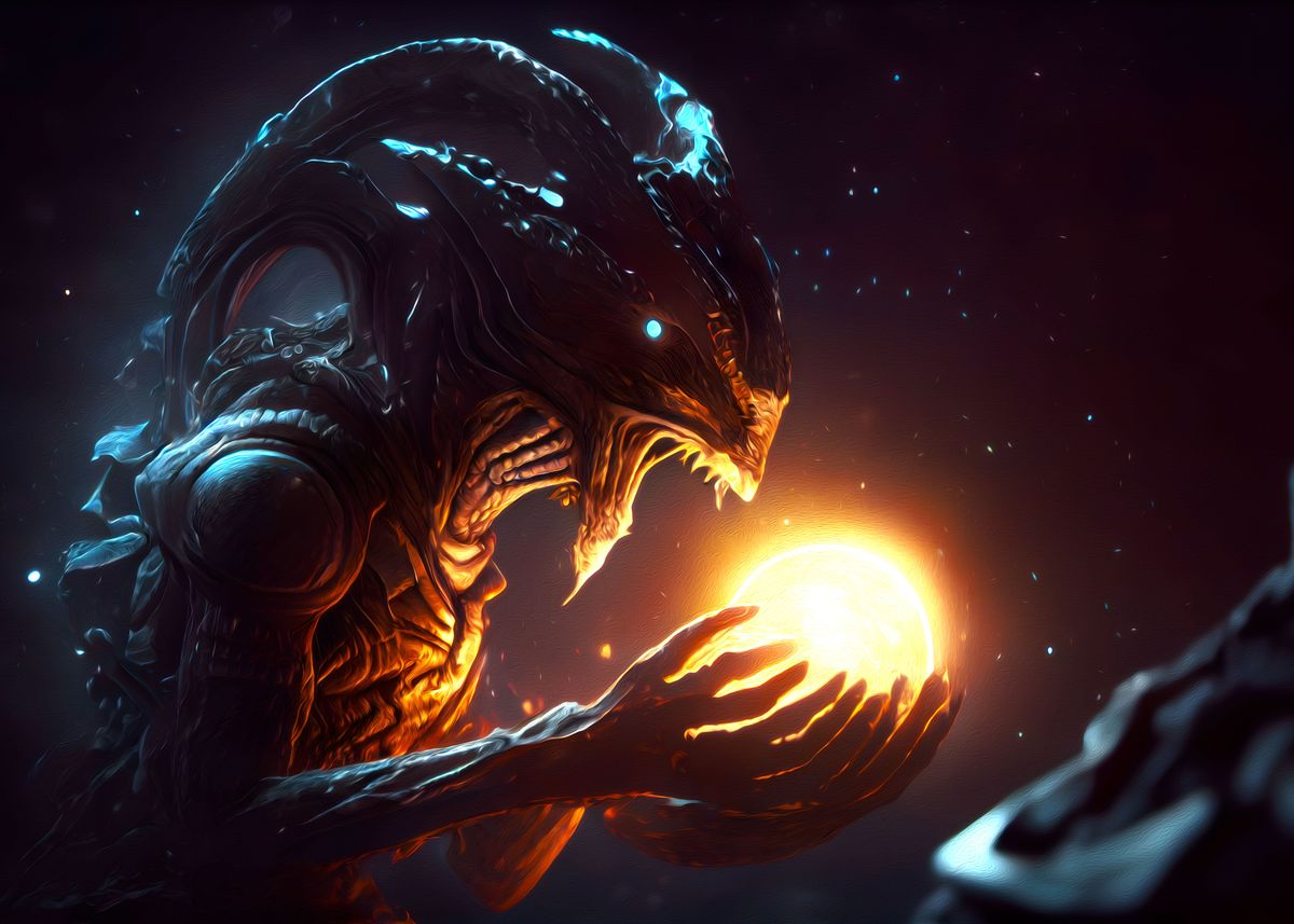 'Amaru The Alternative God' Poster, picture, metal print, paint by ...