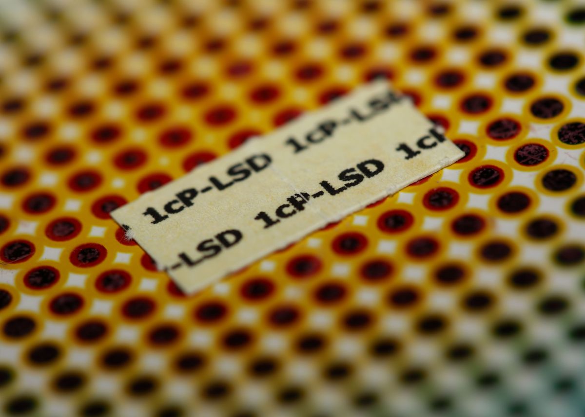 'Psychedelic lsd sticks' Poster, picture, metal print, paint by ...