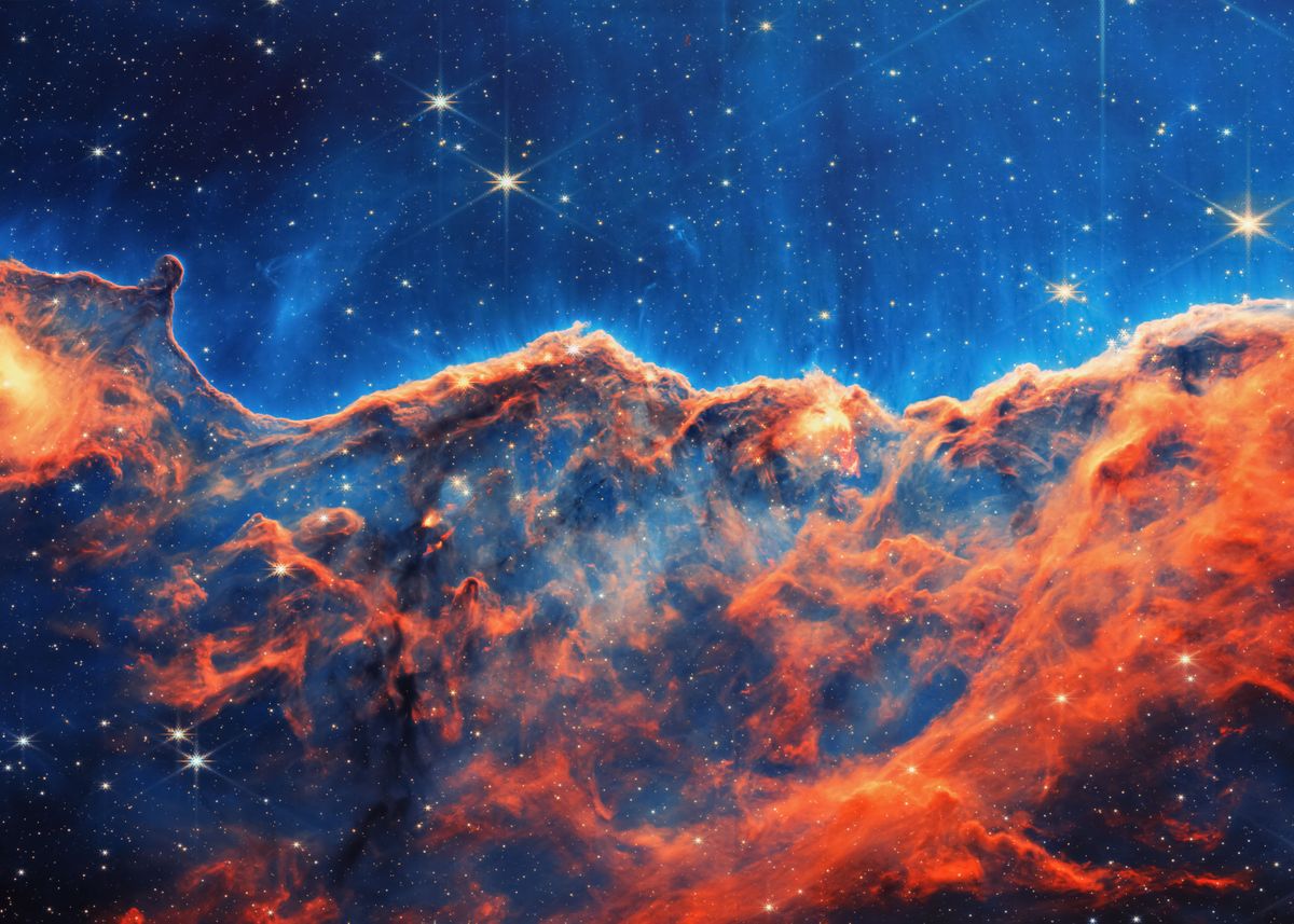 'Carina Nebula' Poster, picture, metal print, paint by Mango Art | Displate