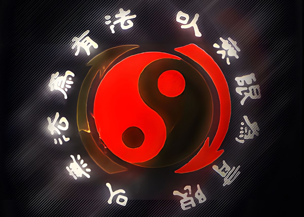 'Japan Yin and Yang ' Poster, picture, metal print, paint by Alex ...