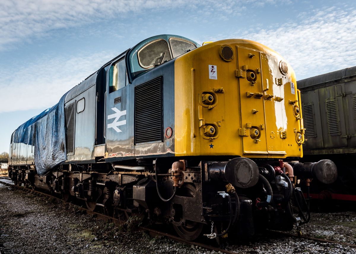 'British Rail Class 40' Poster, picture, metal print, paint by Nathan ...