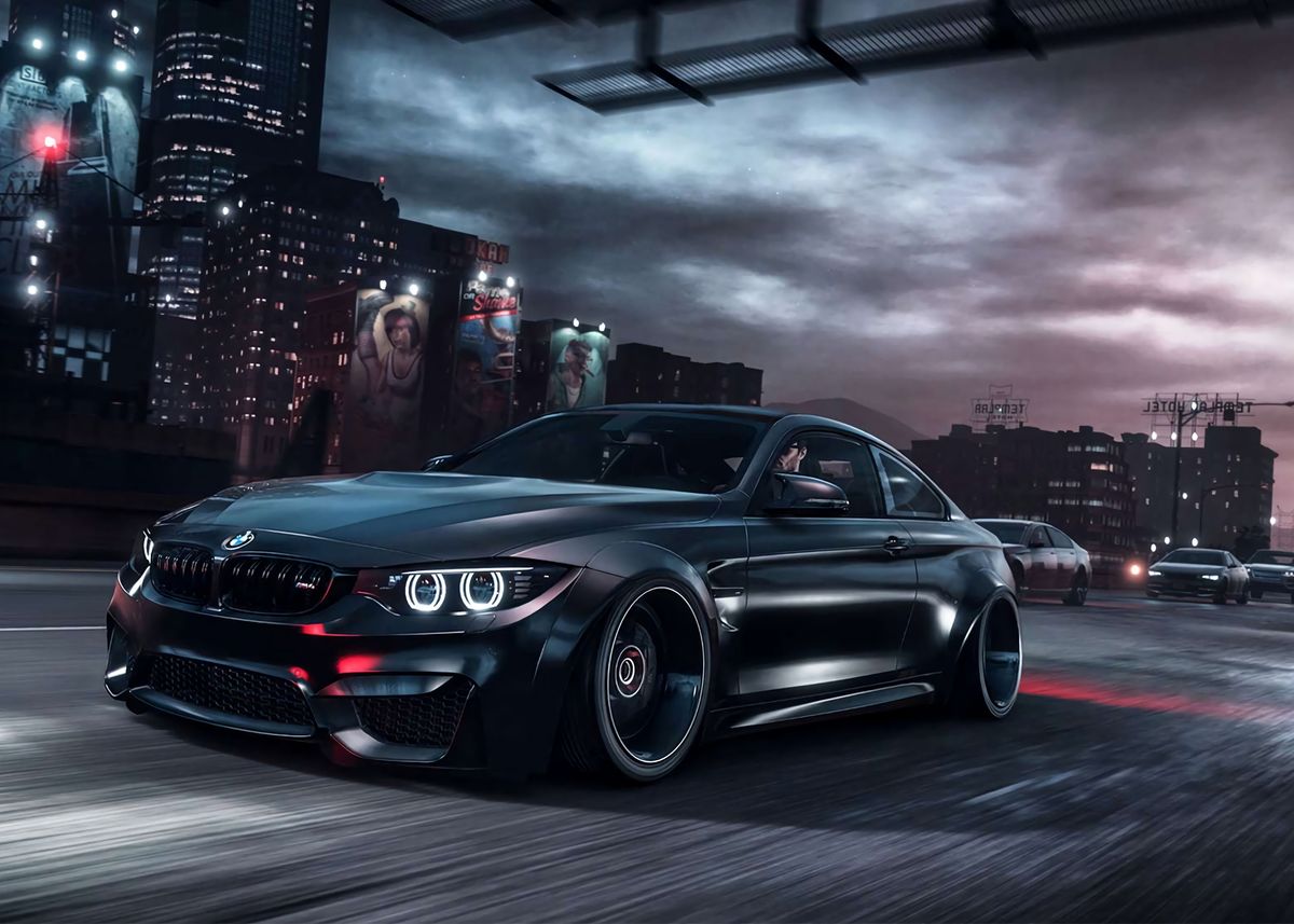 'GTA BMW M3' Poster, picture, metal print, paint by Most Wanted 911 ...