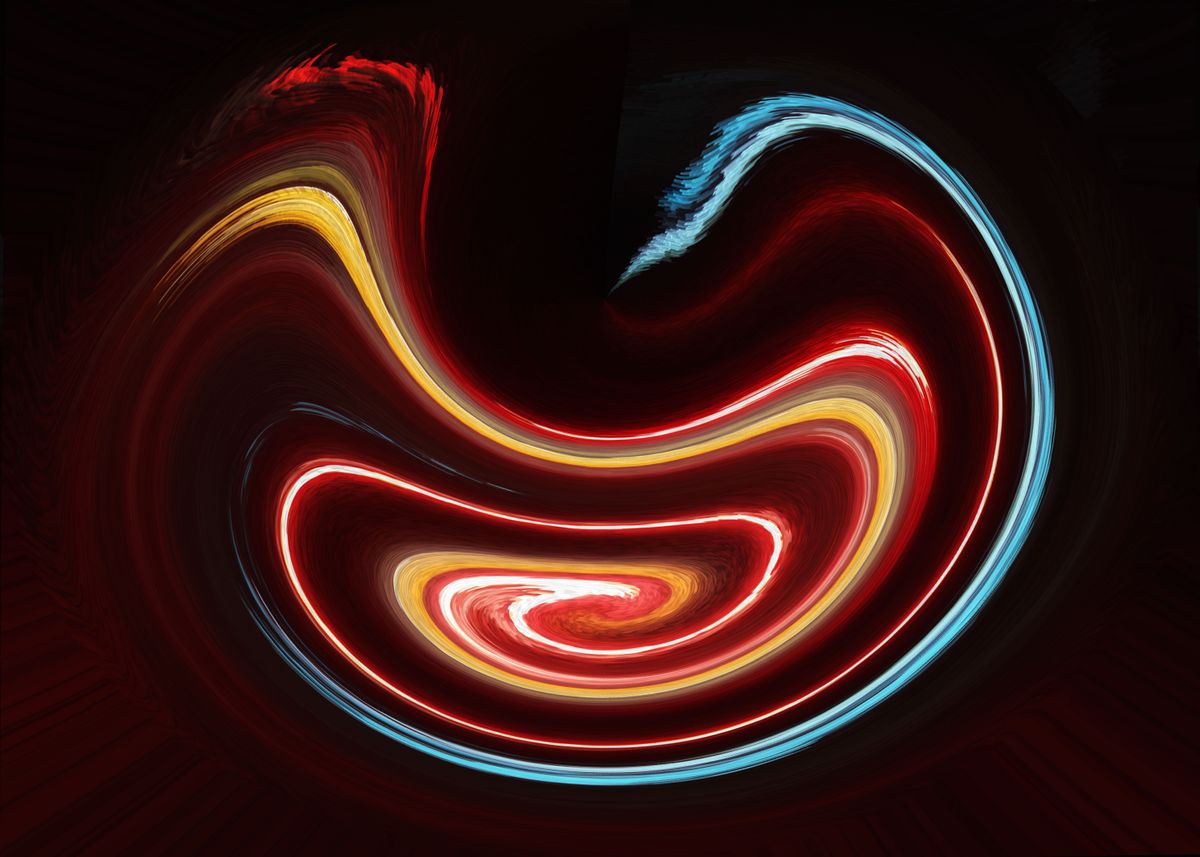 'Alien Scribble Faces 2' Poster, picture, metal print, paint by Gani ...