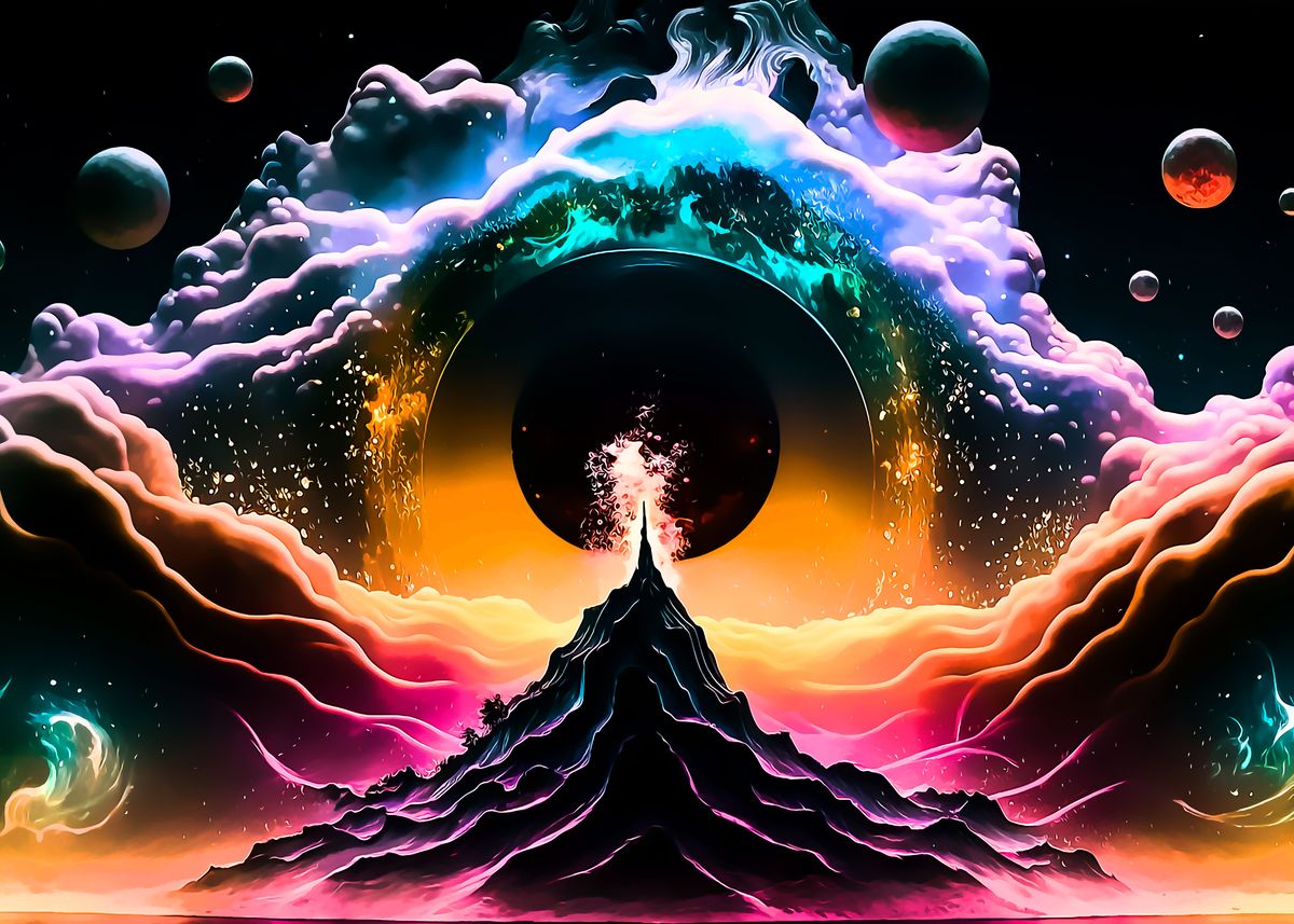 'Landscape Art' Poster, picture, metal print, paint by Halen Raine ...