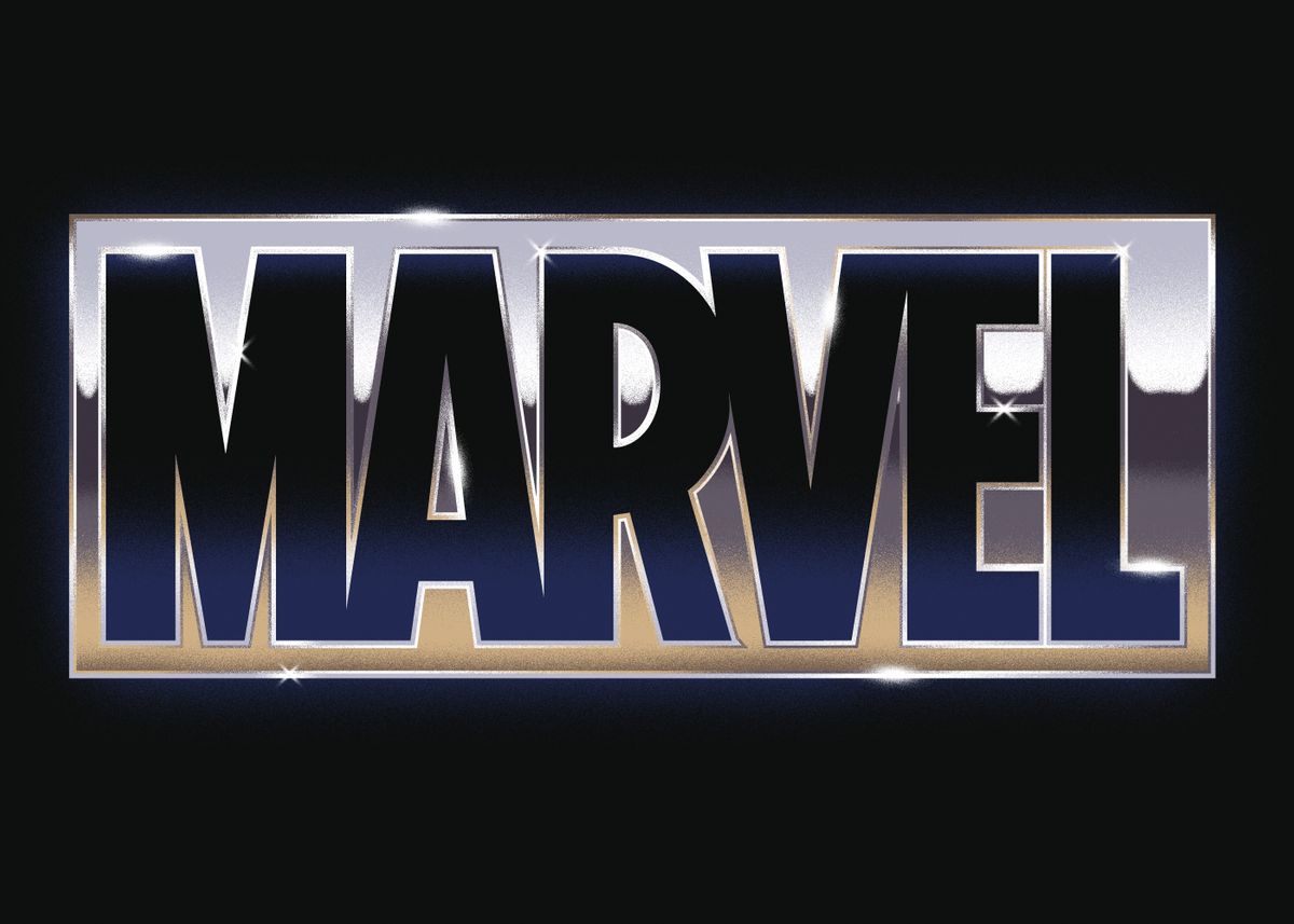 'Marvel Logo 10' Poster, picture, metal print, paint by Marvel | Displate