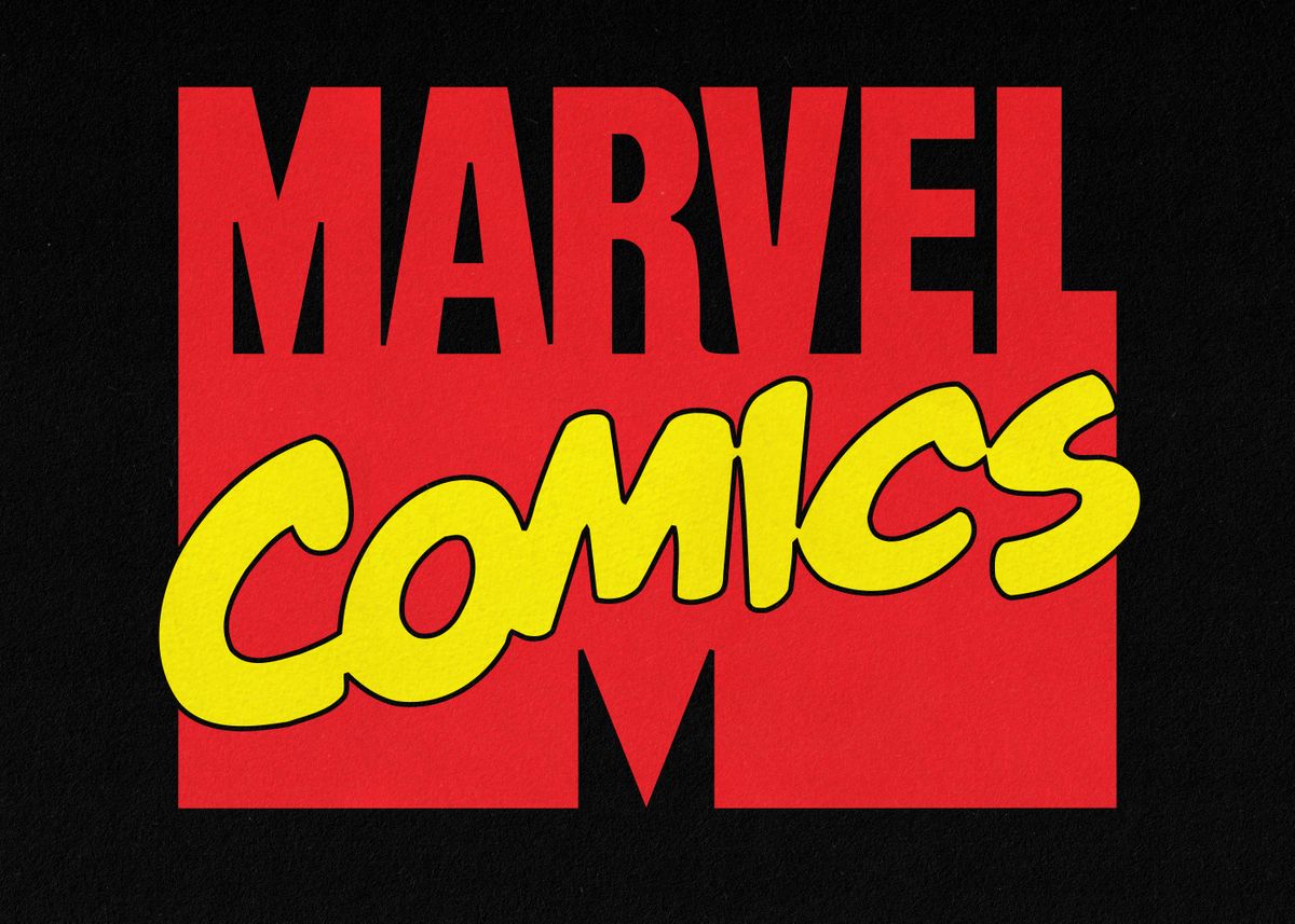 'Marvel Logo 40' Poster, picture, metal print, paint by Marvel | Displate