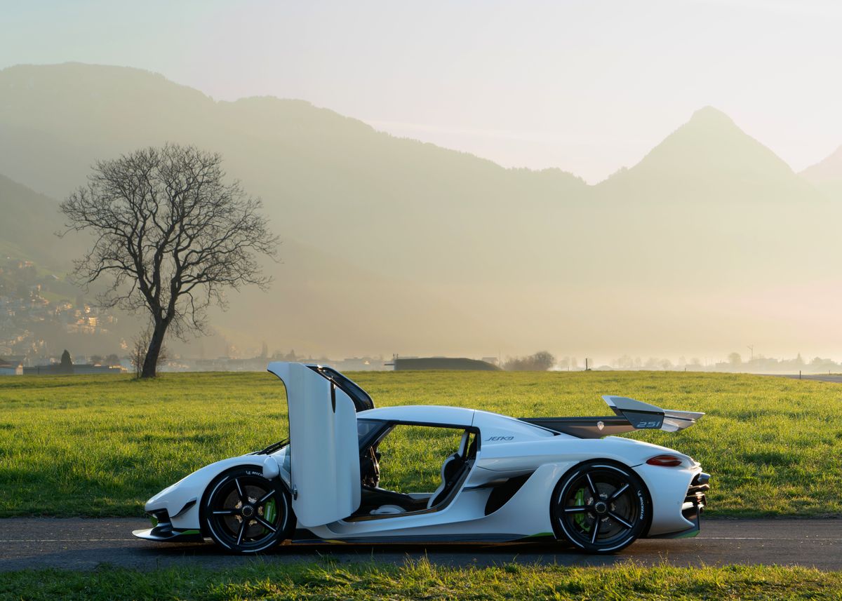 'Koenigsegg Jesko' Poster, picture, metal print, paint by Auto Maniac ...